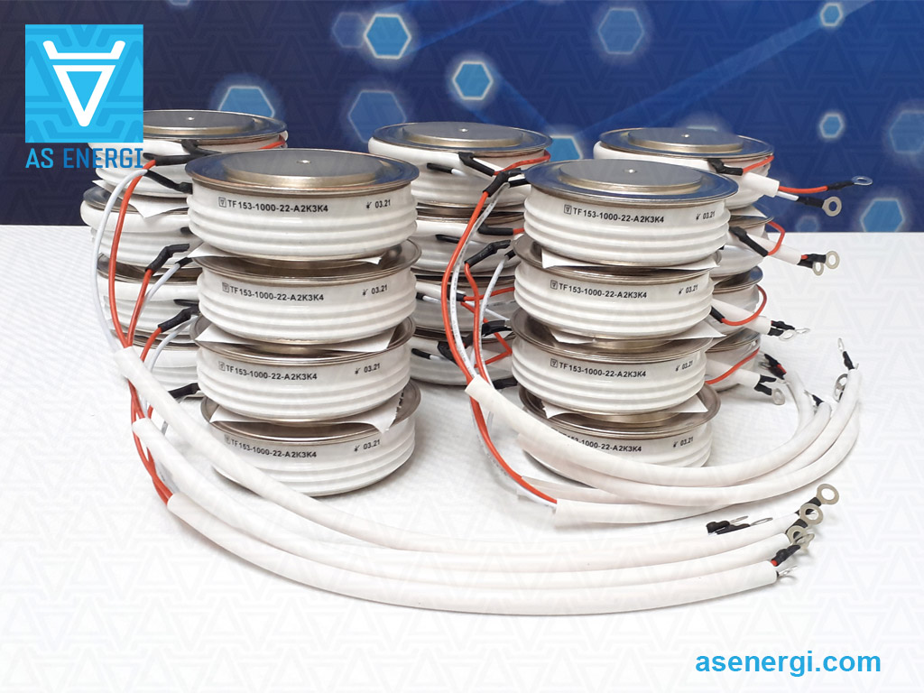 T853-500 - Tiristor SCR 500A (4600V - 6500V), – AS ENERGI